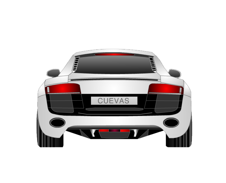 Audi R8 Rear